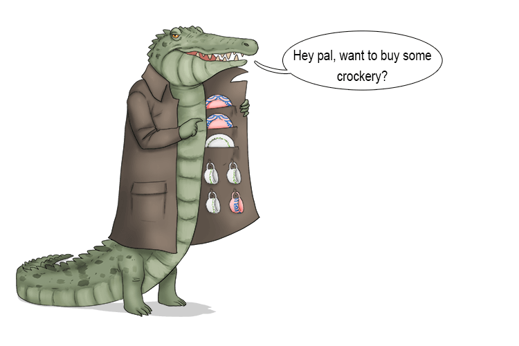 French Word – le crocodile – Mammoth Memory