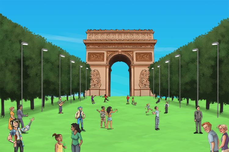 French Word – Field - Le Champ – Mammoth Memory