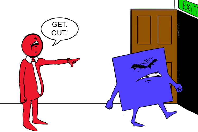 To complete the square, you need to get rid of the square