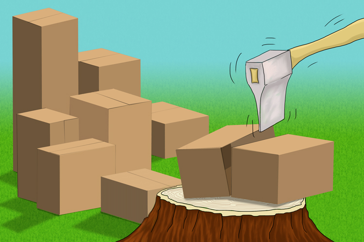 Common core multiplication works by splitting each number