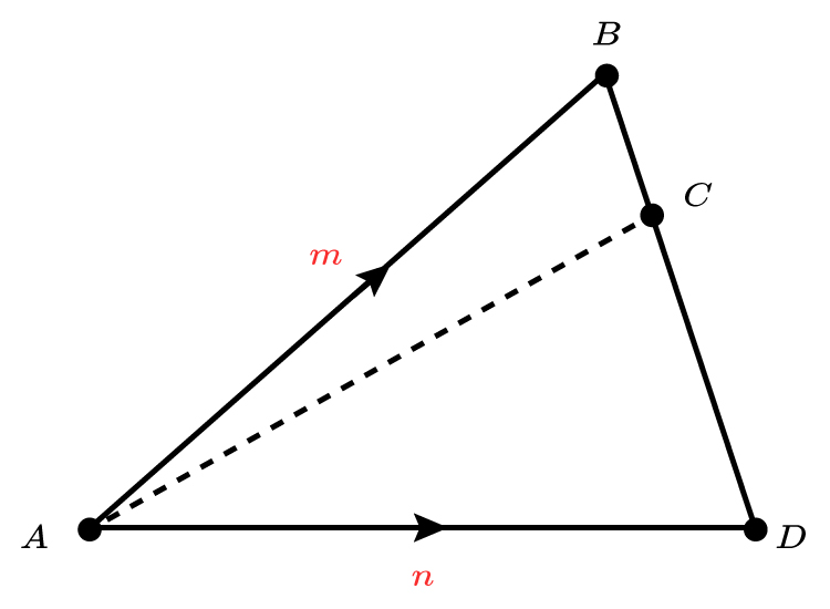 Examples of vectors as seen in the exam showing workings